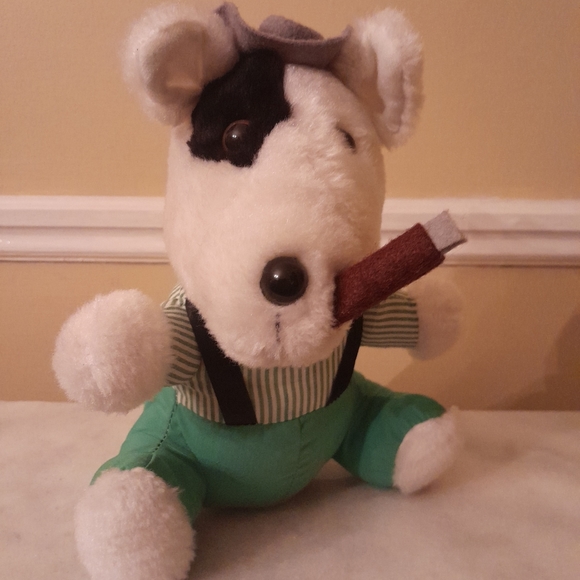 Unbranded | Accents | Vintage Spot Smoking Cigarette Dog Plush Stuffed ...